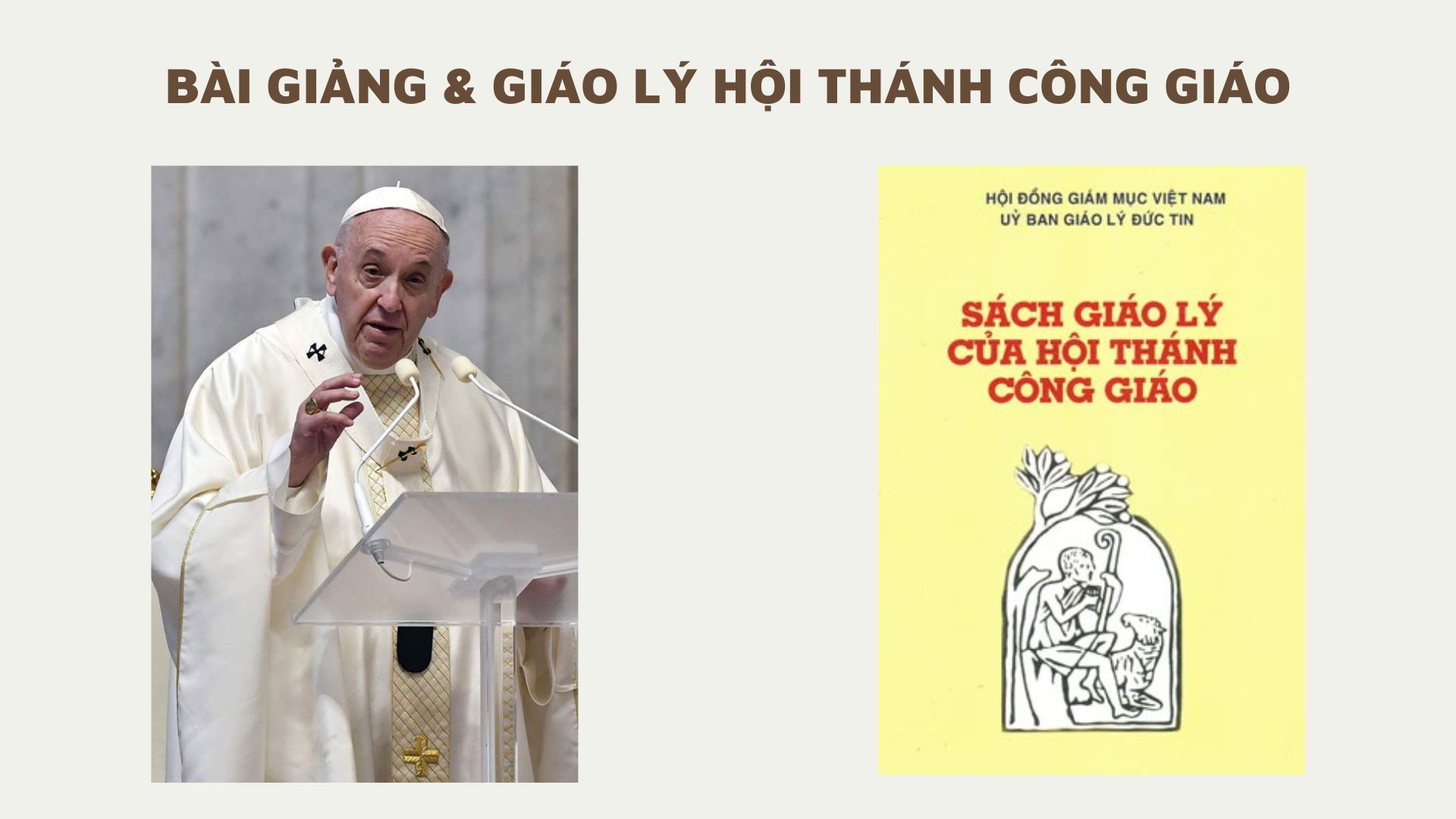 BÀI GIÁO LÝ CỦA ĐỨC THÁNH CHA: GIÁO HỘI LÀ CÔNG GIÁO THEO NGHĨA NÀO?